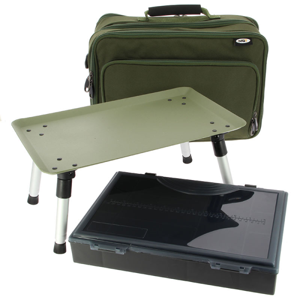 Ngt Carp Case System Plus Bivvy Table Tackle Box And Two Tier Bag S ...